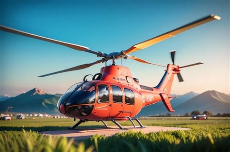 Premium Ai Image Military Helicopter Hover War Weapon Rescue Helicopter Civil Aircraft