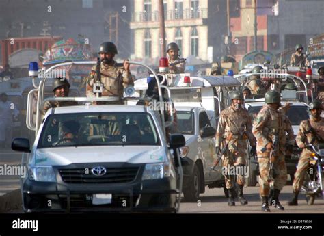 Rangers Officials Patrolling During Search Operation Against Criminals