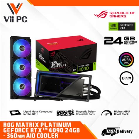 Asus Rog Matrix Platinum Geforce Rtx™ 4090 Rtx4090 Rtx 4090 24gb