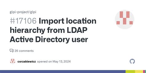 Import Location Hierarchy From Ldap Active Directory User · Issue