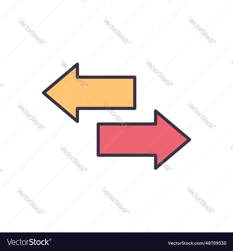 Arows Related Icon Royalty Free Vector Image Vectorstock