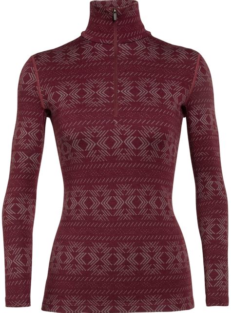 Icebreaker Merino 250 Vertex Long Sleeve Half Zip Thermal Top