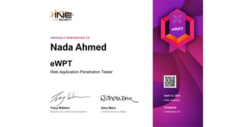 Nada Ahmed On Linkedin Web Application Penetration Tester • Nada Ahmed • Ine Expert It
