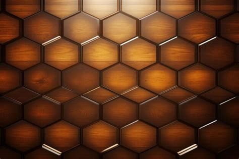 Premium Ai Image Lattice Tiles Glossy Wood Generate Ai