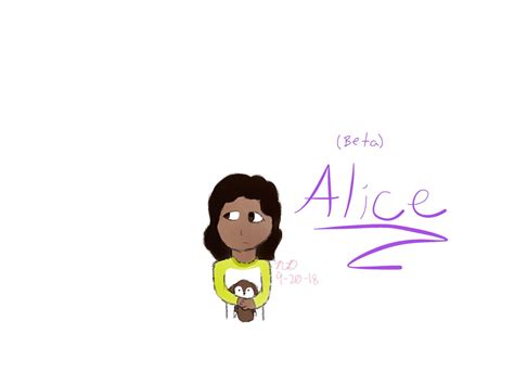 I Drew The Beta Version Of Alice Since She Reminded Me Of My Younger