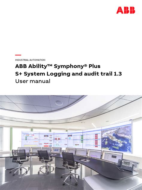 symphony splus scada system logging and audit trail 1 3 user manual