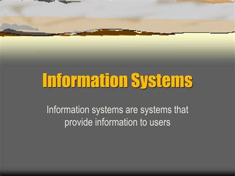 Ppt Information Systems Powerpoint Presentation Free Download Id 50814