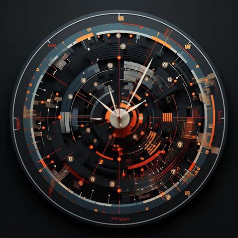 Premium Photo Time Management Clock Ai Generative