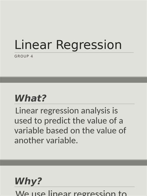 Linear Regressionreport G4 Pdf