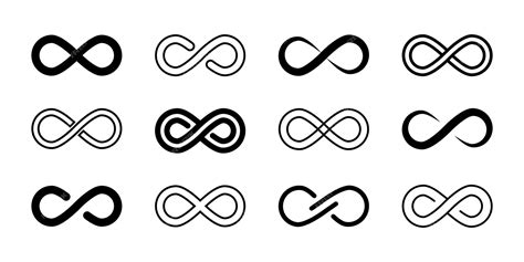 Premium Vector Vector Infinity Loop Icon Set Illustration
