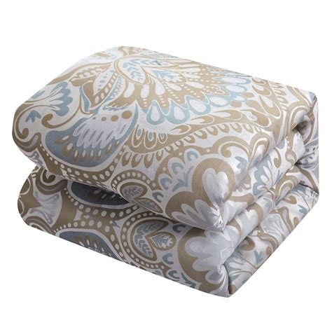 Nanshing 6 Piece Bluegold Queen Comforter Set Amelia6 Q Bgld At