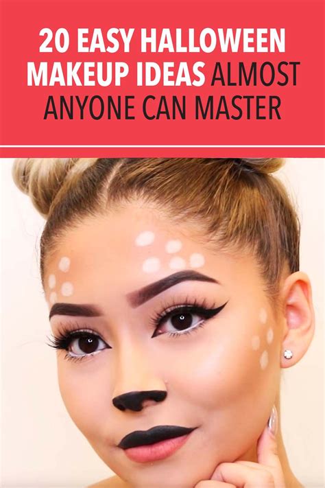 55 Easy Halloween Makeup Ideas Almost Anyone Can Master Artofit