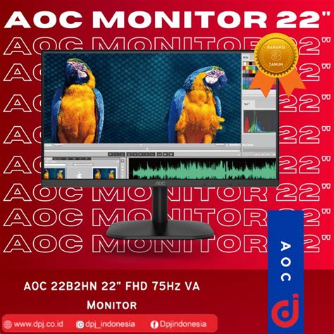 Jual Monitor Aoc 22b2hm Led 22 Fullhd 75hz 7ms Shopee Indonesia