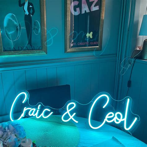 Couples Name Neon Sign Happily Ever Custom