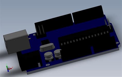 Arduino一个r3 5 Solidworks 2014 模型图纸免费下载 懒石网