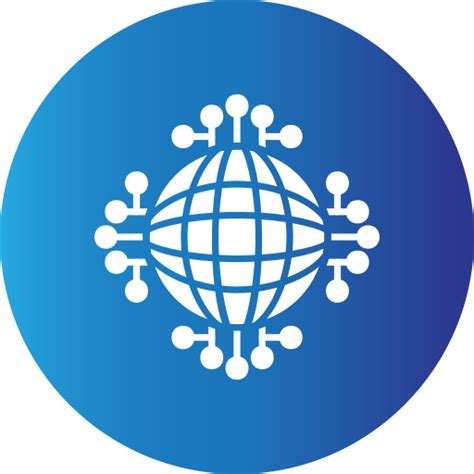 Global Network Generic Blue Icon