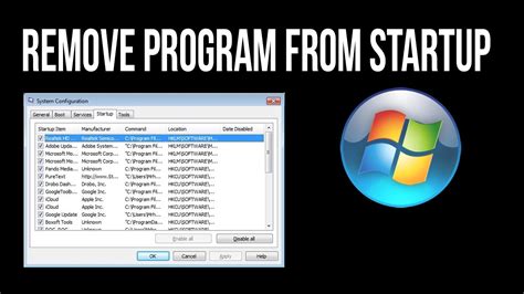 HOW TO DISABLE PROGRAM FROM STARTUP Windows YouTube