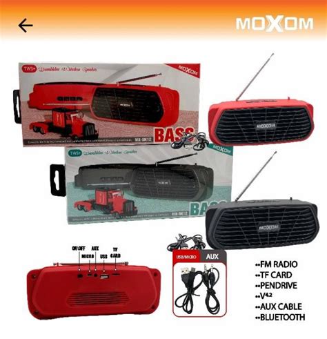 Moxom Mx Sk12 Bumblebee Wireless Bluetooth 4 In 1 Function Bass Speaker Lazada
