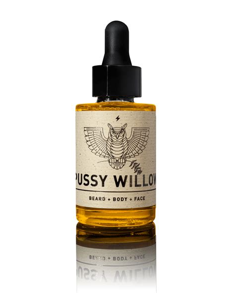 Pussy Willow Beard Oil Luther Taylor Jojoba Certified Organic