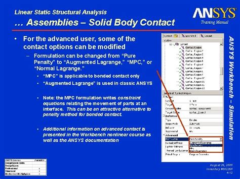 Chapter Four Static Structural Analysis Linear Static Structural