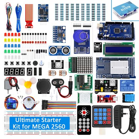 KLYSTR Mega Project Starter Kit For Mega Nano With Tutorial Compatible Arduino Ides