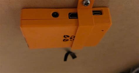 Bracket For Raspberry Pi 3b Case To Mount It Under Your Desk By MEGAMES Download Free STL