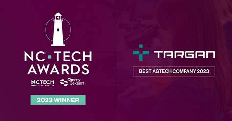 Targan Inc On Linkedin Targan Wins Agtech Award At 2023 Nc Tech Awards