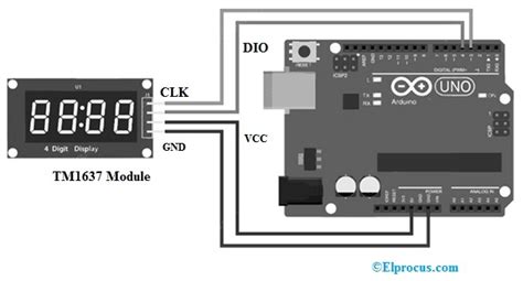 tm1637 module pinout datasheet and its working