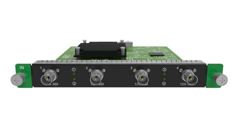 Processor Coex Mx 4 X 12g Sdi Input Card Intaled