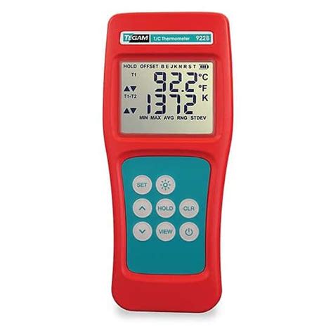 Tegam 922b Intrinsically Safe Thermocouple Thermometer Dual Input From