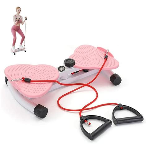 Ab Twister Board Waist Twister Machine Resistance Bands And Lcd Display