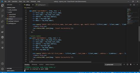 Crud Using Expressjs And Mysql Database