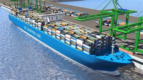 Container Terminal 3d Model 199 Fbx Obj 3ds Max Free3d