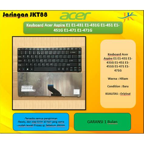 Jual Keyboard Acer Aspire E E E G E E G E E G Jakarta Pusat