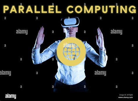 Text Sign Showing Parallel Computing Business Approach Simultaneous Calculation By Means Of