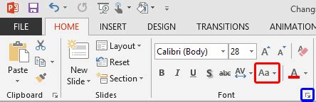 Change Text Case In PowerPoint 2013 Windows PowerPoint Tutorials