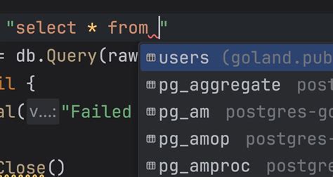 Databases Jetbrains Guide