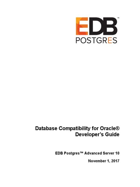 edb database compatibility for oracle developers guide v10 pdf