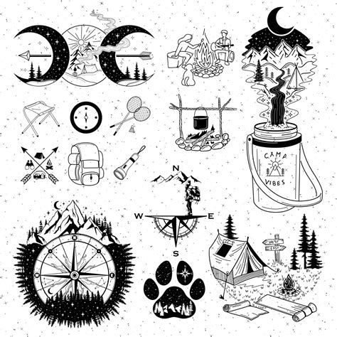 100 Happy Camper Svg Bundle Camping Svg Camper Svg Camping Etsy