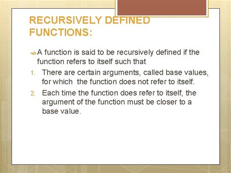 Discrete Mathematics Lecture 22 Recursion First Of All