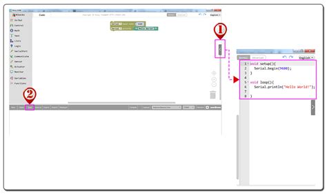 Graphical Programming Kit For Learn Coding With Arduino Ide 2 Hello World”