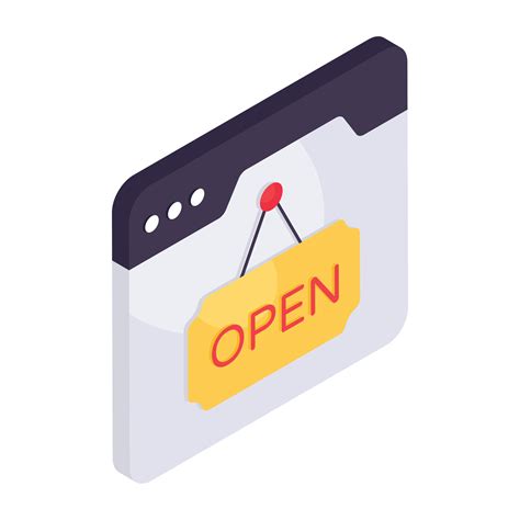 Conceptual Isometric Design Icon Of Open Board 36669582 Vector Art At Vecteezy