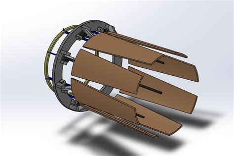 Variable Nozzle Versia Solidworks 3d Cad Model Grabcad