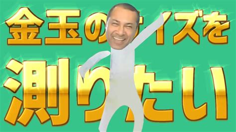 金玉のサイズ Youtube