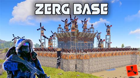 RESMİ SUNUCUDA DEVASA ZERG BASE YAPTIK Rust Türkçe Official YouTube