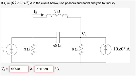Solved If Is A In The Circuit Below Use Phasors Chegg