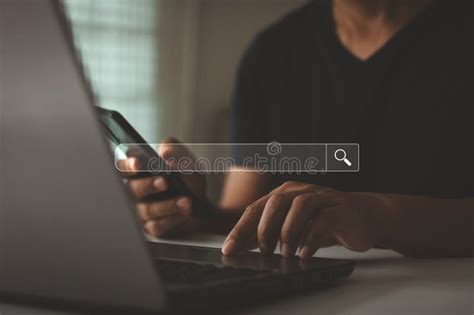 Data Search Technology Concept Seo Search Engine Optimization