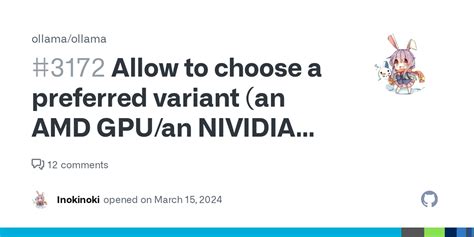 Allow To Choose A Preferred Variant An Amd Gpuan Nividia Gpucpu