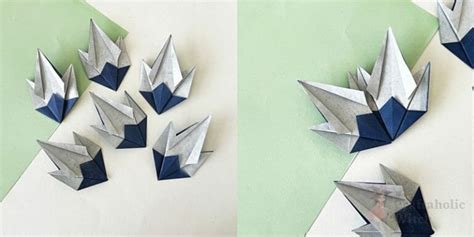How To Fold An Origami Snowflake Easy Instructions Video