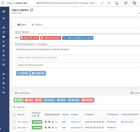 Instalasi Odoo Erp Pada Portainer Docker Pt Proweb Indonesia